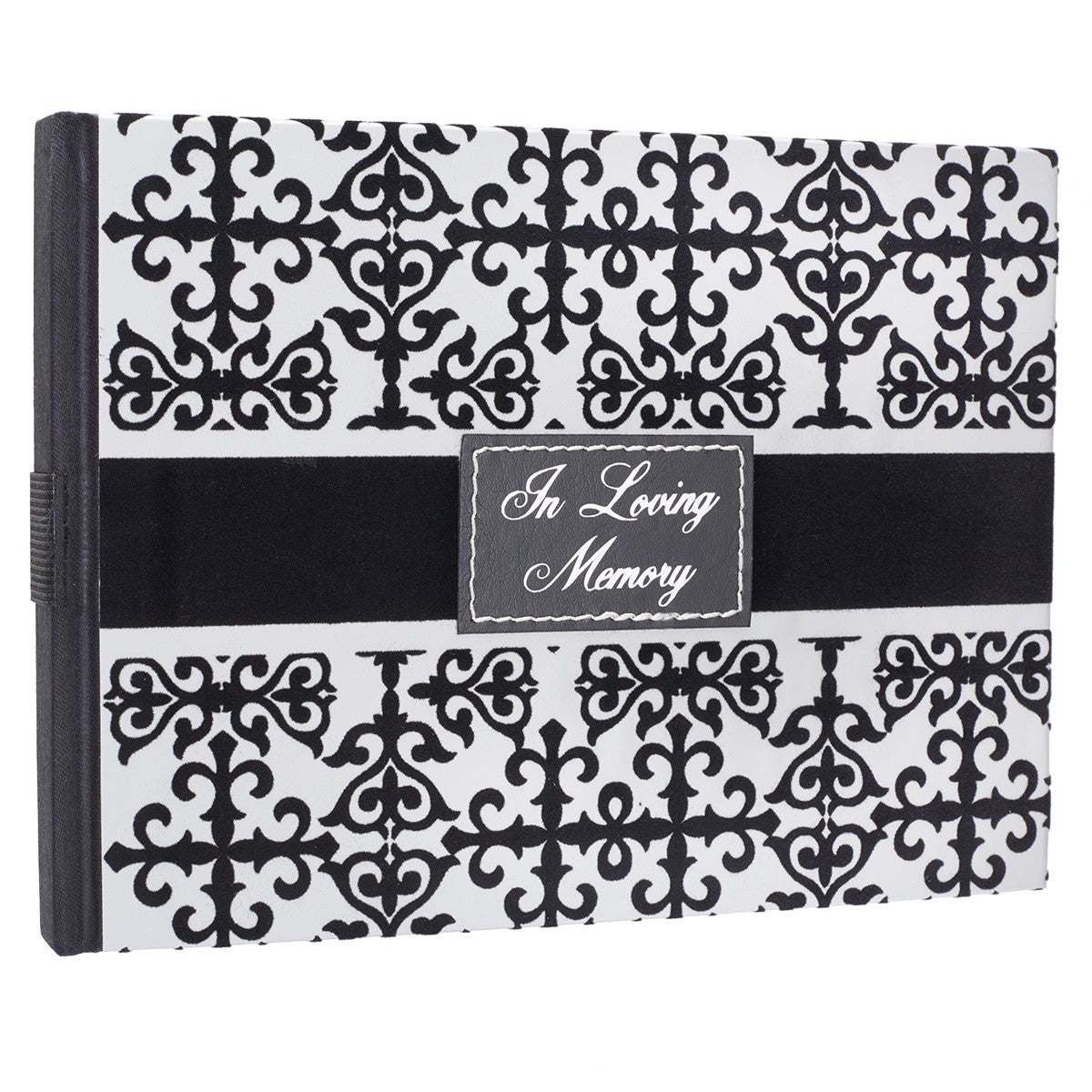 In Loving Memory Black and Silver Memorial Guest Book – Reger's Church ...